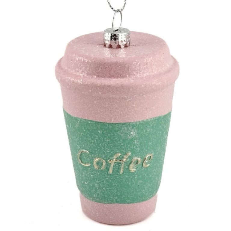 HomeBound by KY Kerstbal Hanger Coffee to go Pastel - Geur voor je Huis
